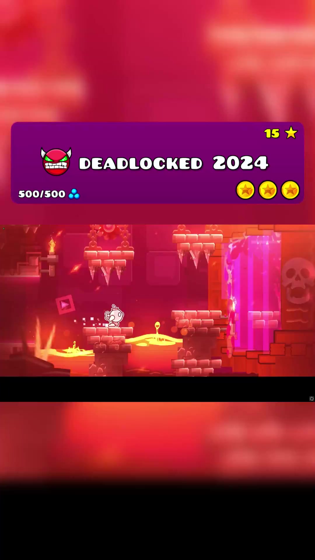 Deadlocked 2024 - Geometry Dash 2.2 #shorts #gd #deluxe12