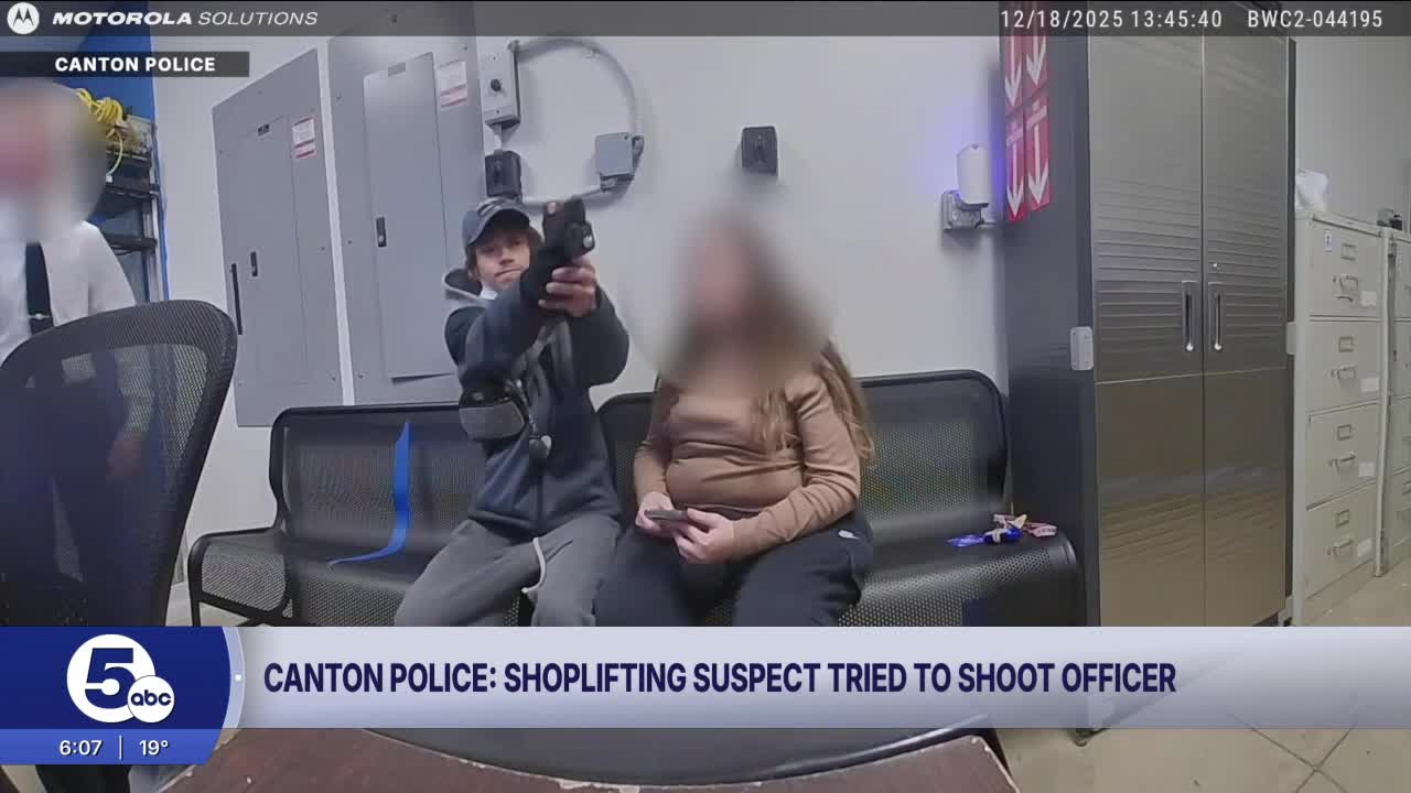 Video: Alleged shoplifter tries to shoot Ohio officer inside Walmart ...