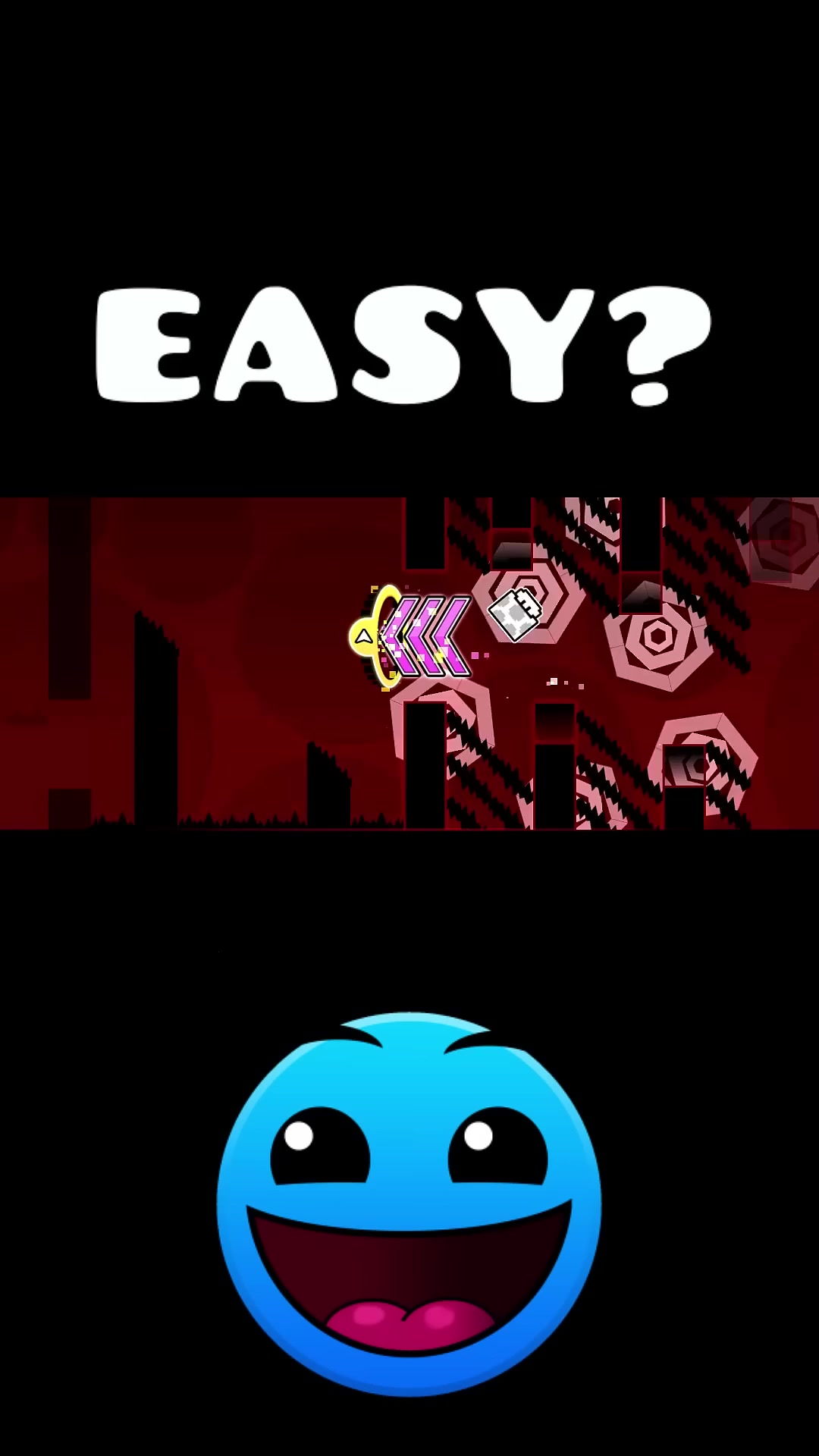 Death Moon Easy Geometry Dash #shorts #deluxe12