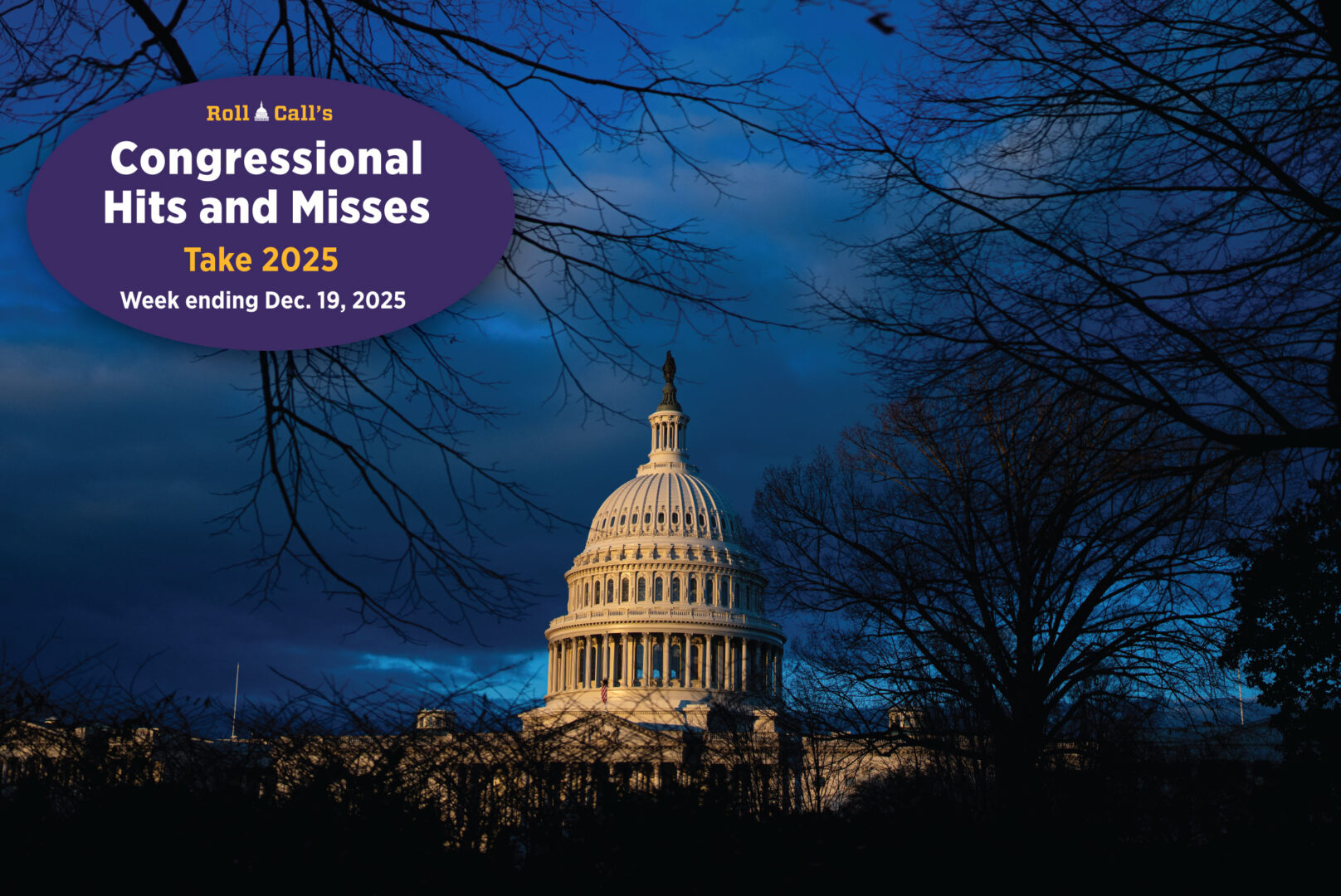 Take 2025 — Congressional hits and misses