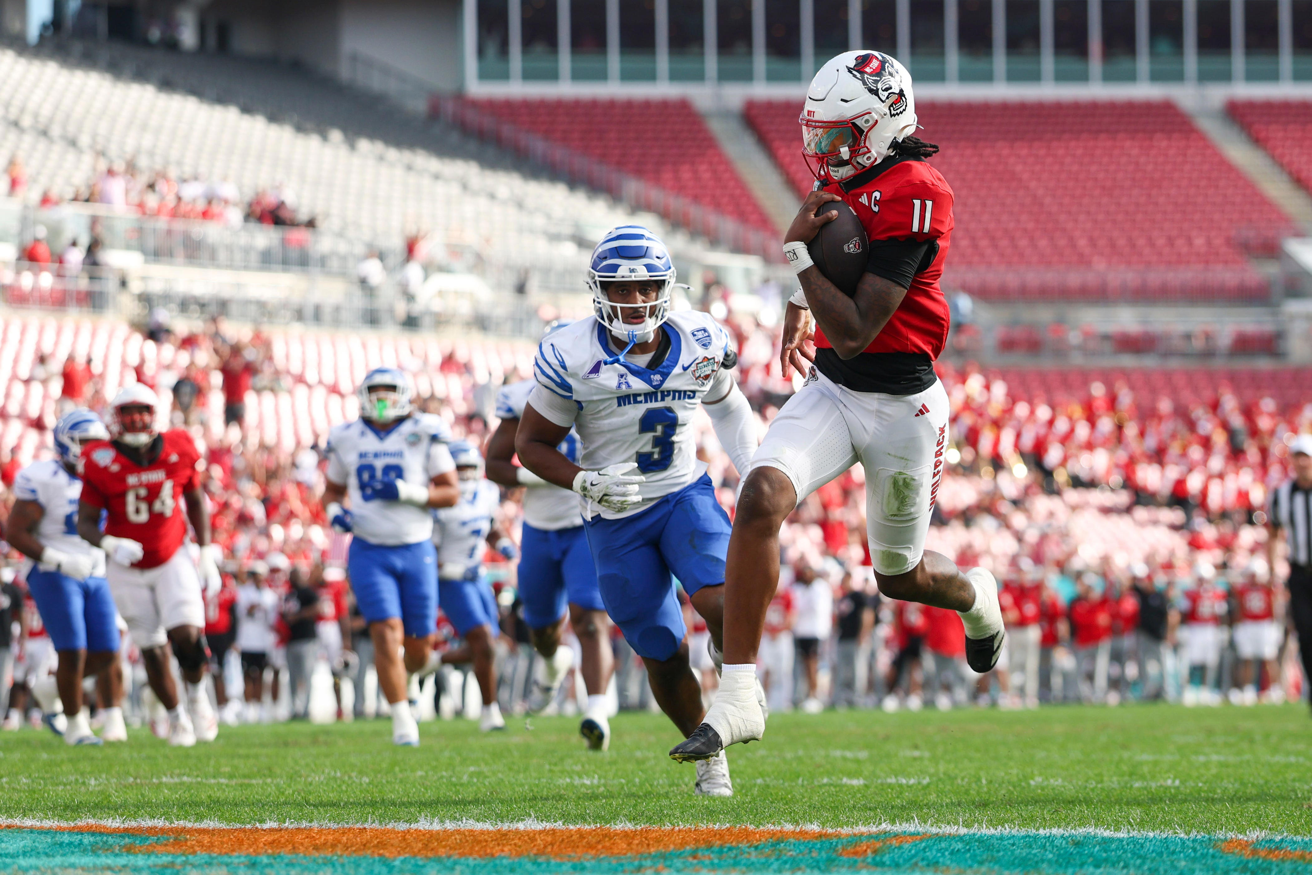 Memphis football falls to NC State in Gasparilla Bowl to end 2025 season