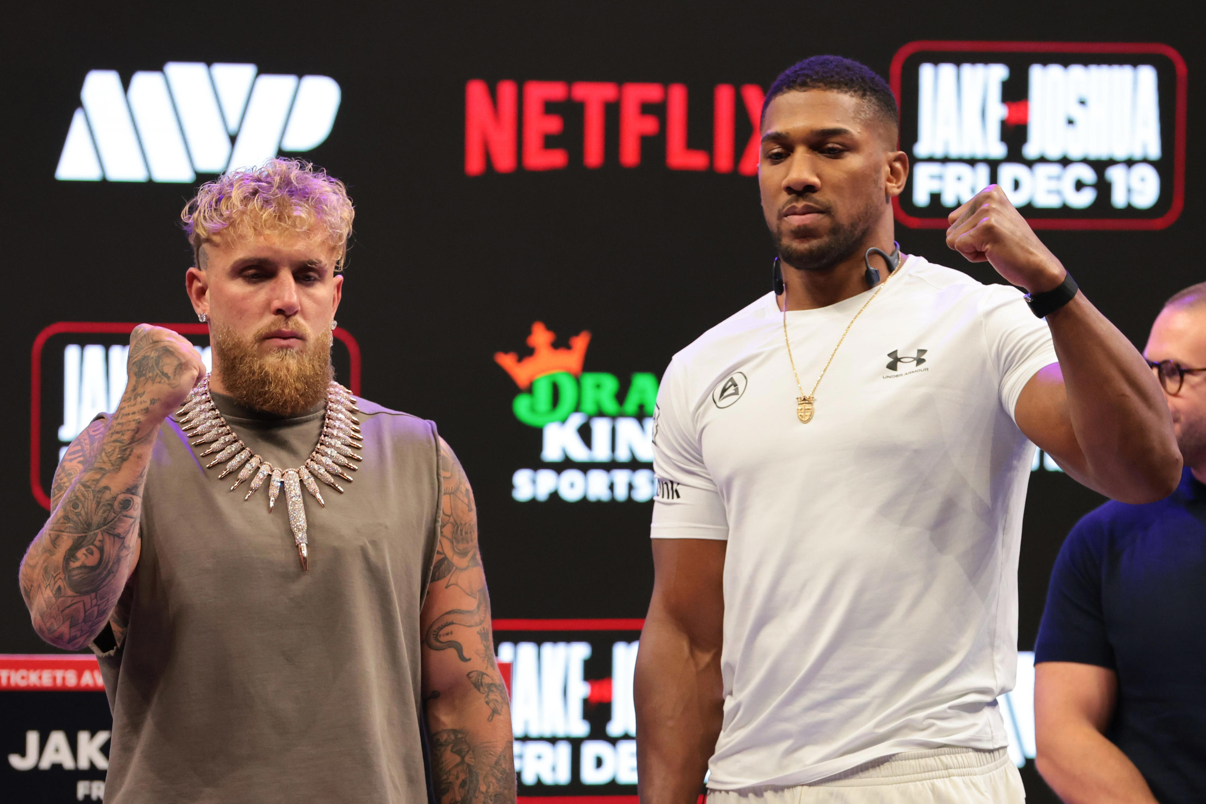 What time is the Jake Paul fight tonight against Anthony Joshua?