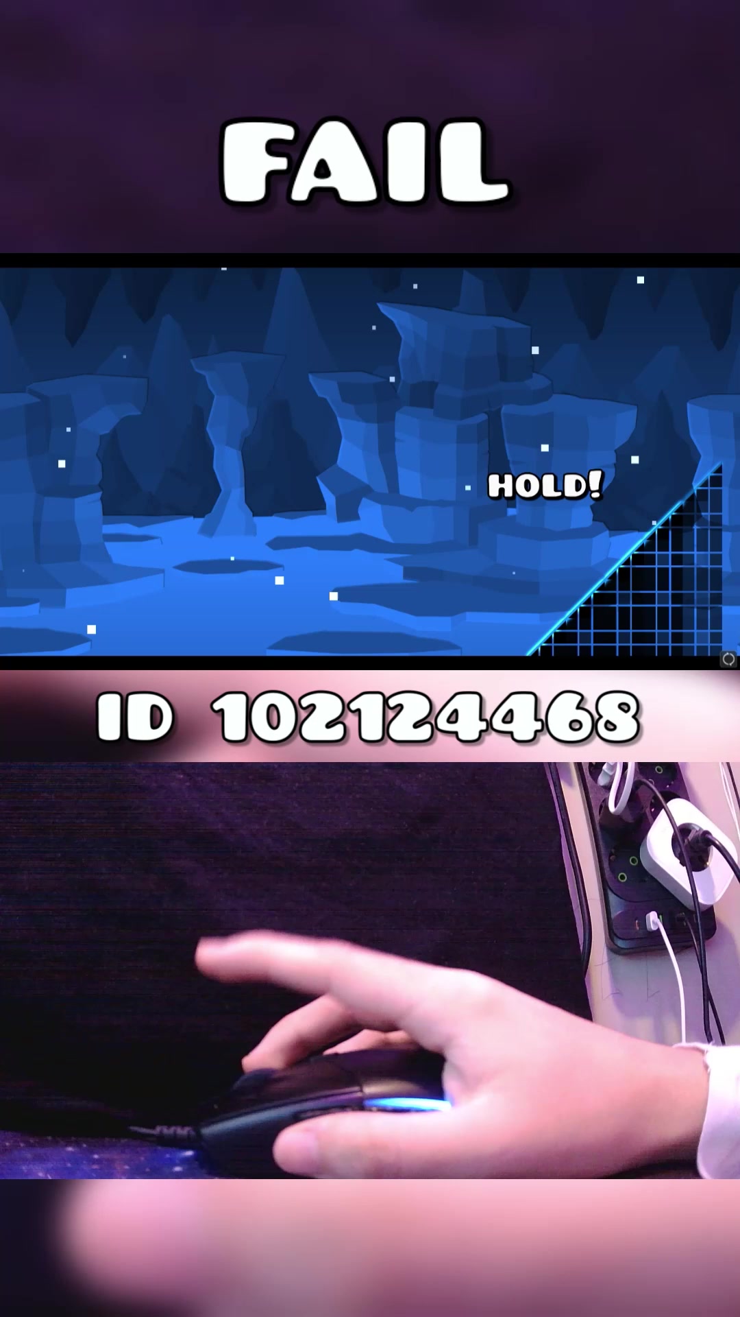 Geometry Dash 2.2 Worlds Hardest Wave #gaming #meme #geometrydash #shorts