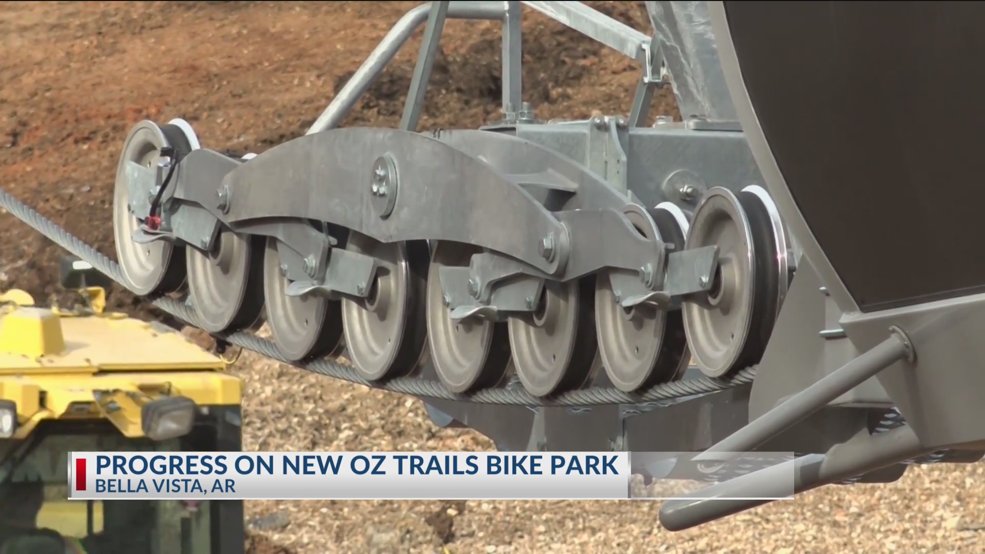 Progress being made on new OZ Trails bike park in Bella Vista