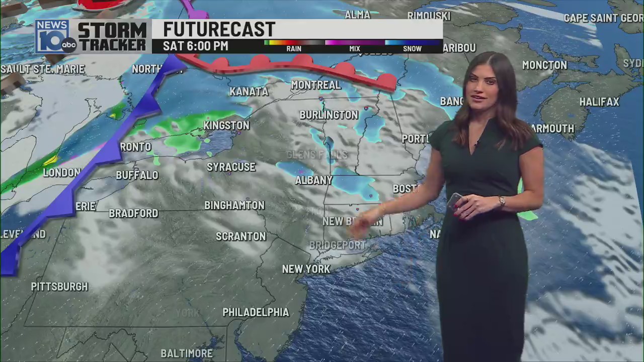 Snow showers Friday night; ending overnight