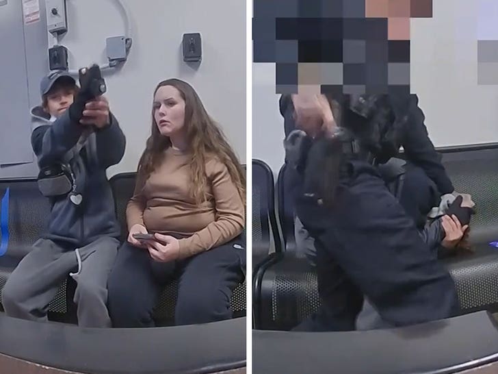 Shoplifting suspect pulls gun on police officer at Walmart, on video