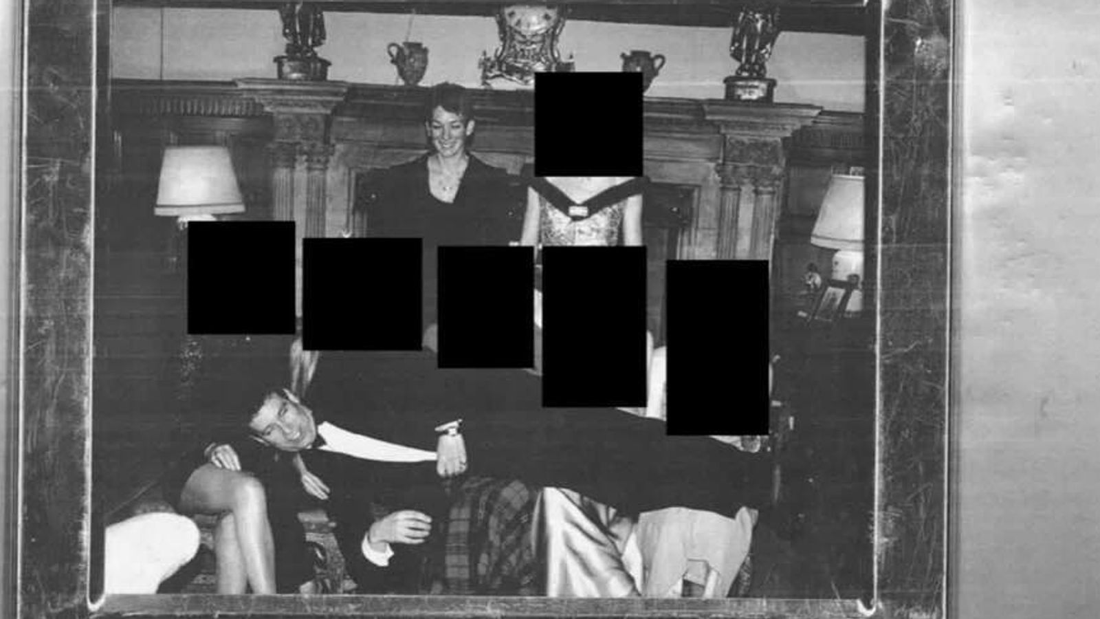 British connection: Andrew pictured in Epstein files