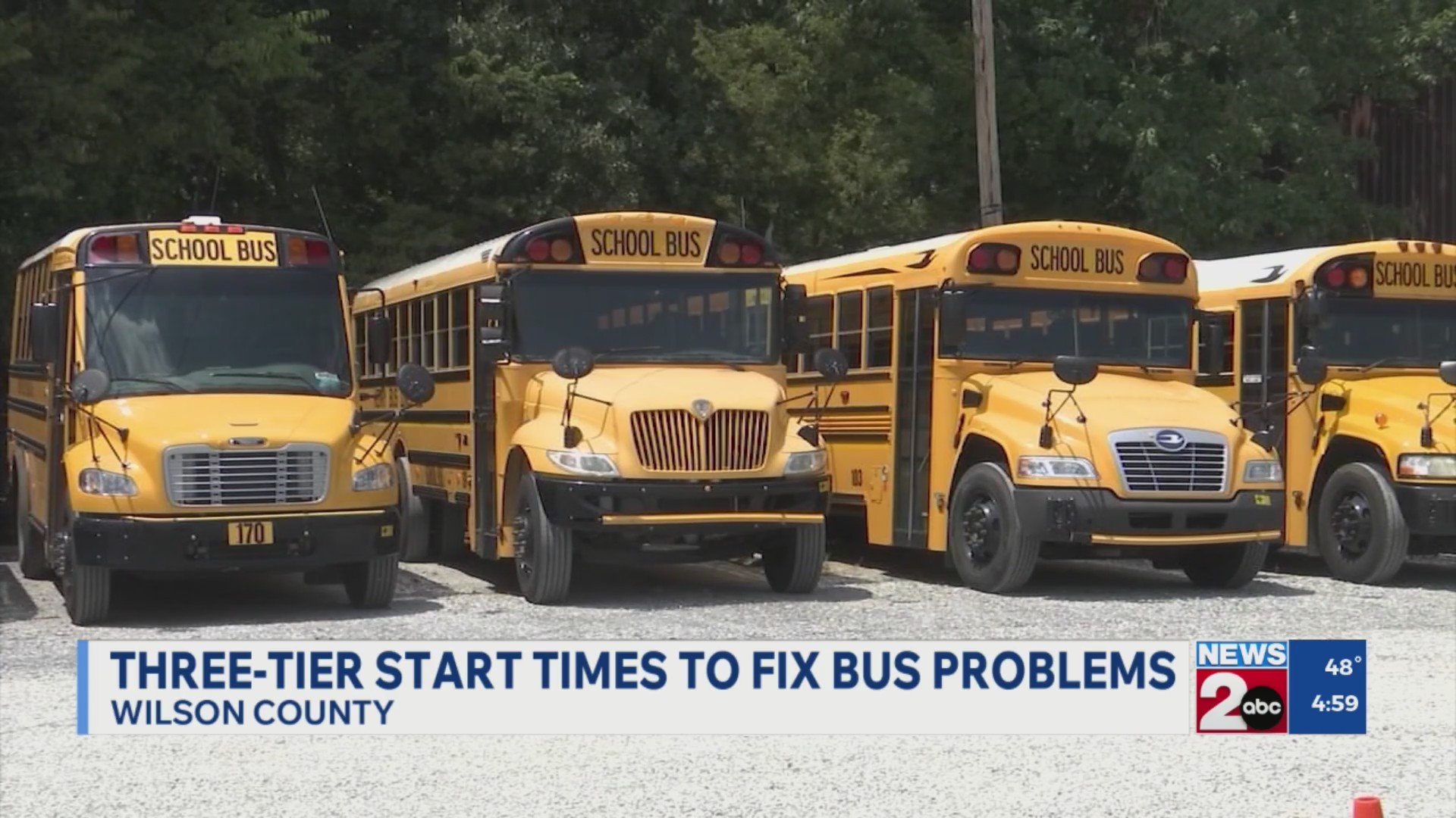 Fixing the school bus problem in Wilson County