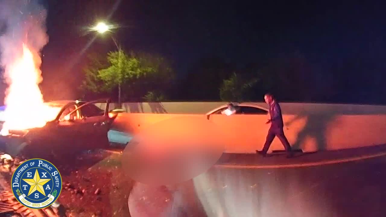 Dramatic footage captures life-saving rescue after fatal wrong-way ...
