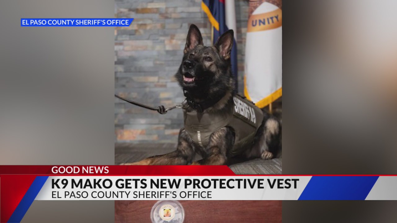 EPSO K9 gets protective vest in honor of K9 Jinx
