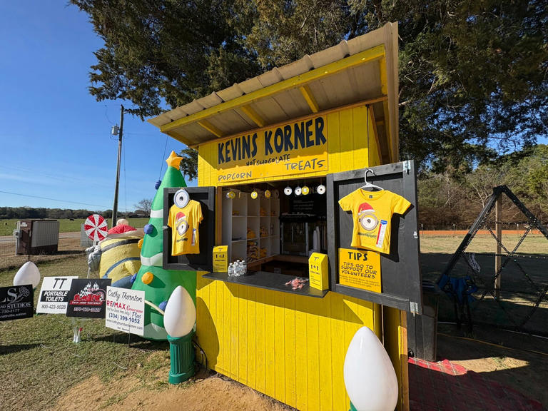 Despicable decorations - the 'Minion House' in Deatsville