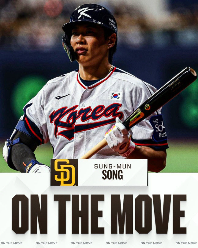 It's a big hit! Song Sung-moon agreed to join MLB San Diego for 3 years ...