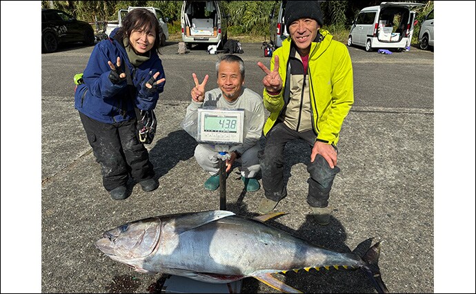完全フカセ釣りで64kgキハダマグロをキャッチ!【和歌山・昌丸】船中マグロ乱舞