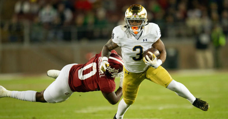 Notre Dame running back Gi’Bran Payne to enter NCAA transfer portal