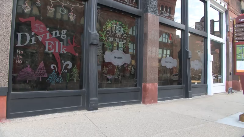 Downtown Sioux City sparkles with holiday window displays