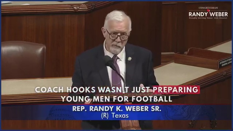 Congressman Randy Weber honors legendary West Orange-Stark coach Dan ...