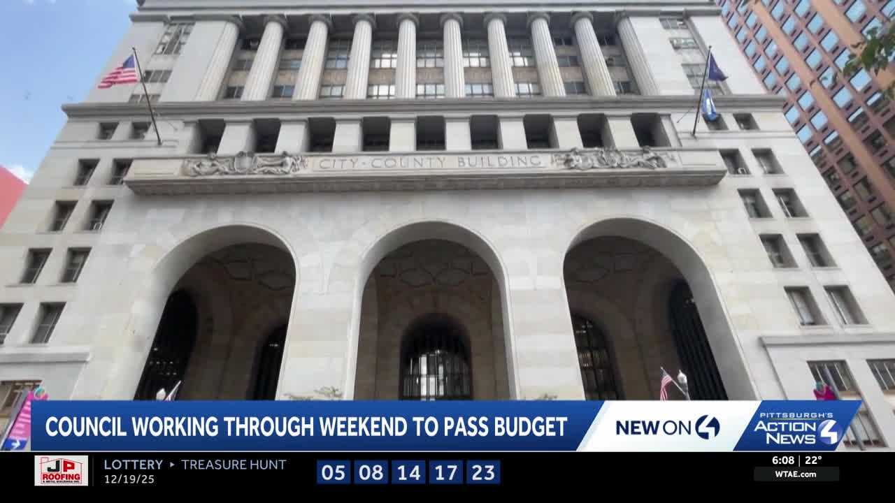 Pittsburgh City Council working through the weekend to pass city budget