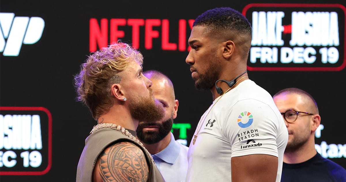 Referee calls out Jake Paul for antics vs. Anthony Joshua: 'The fans ...
