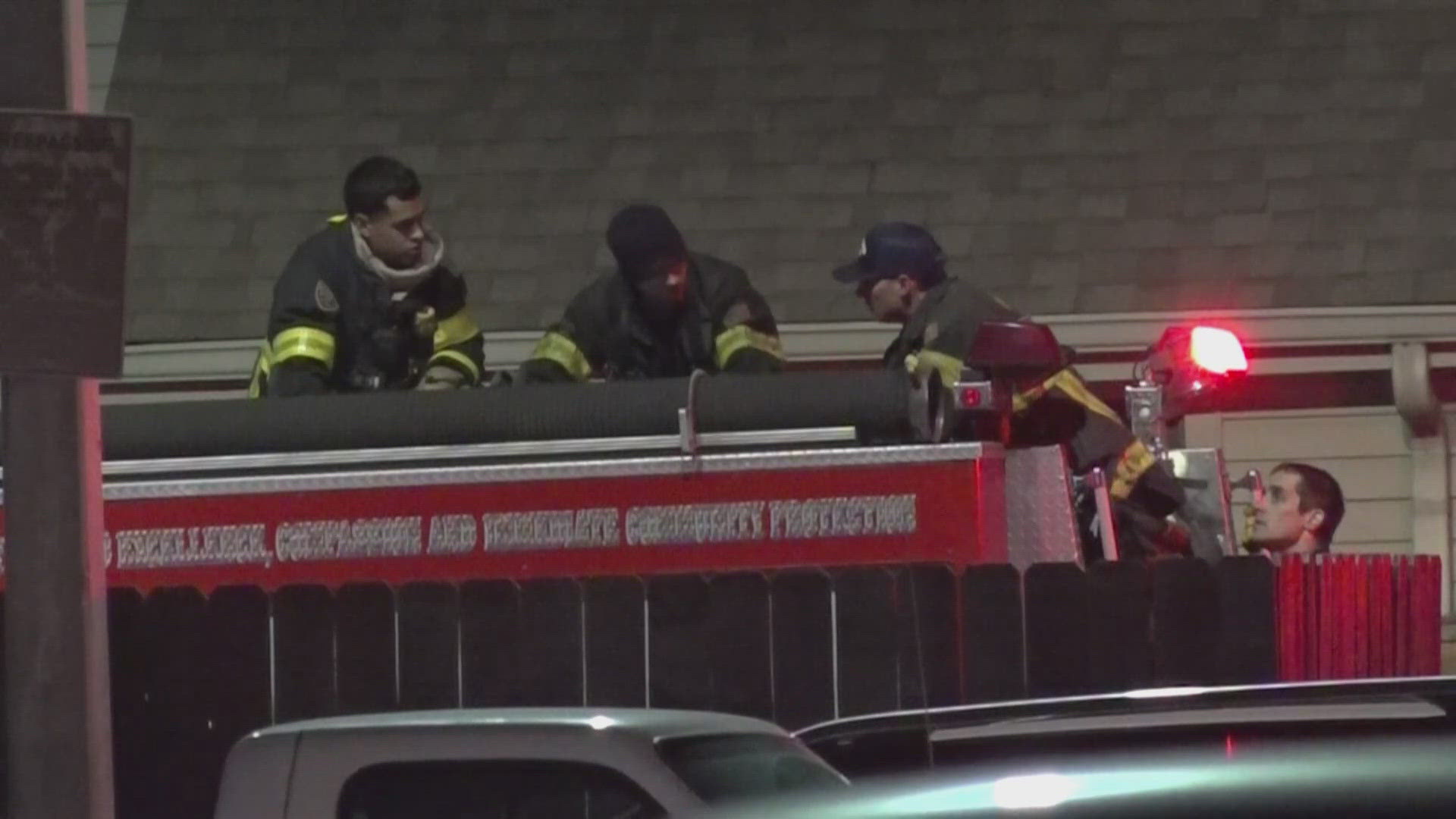 MFD: Firefighter injured battling condo fire near Fox Meadows