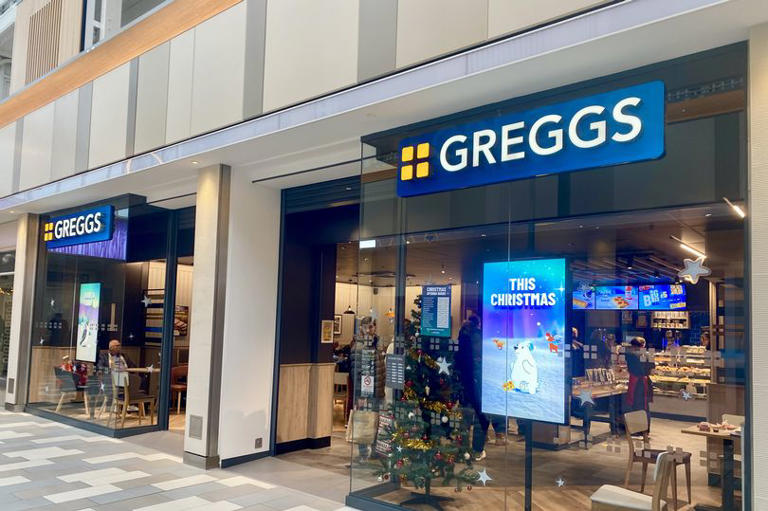 I tried new Greggs in Camberley as café opens inside former River ...