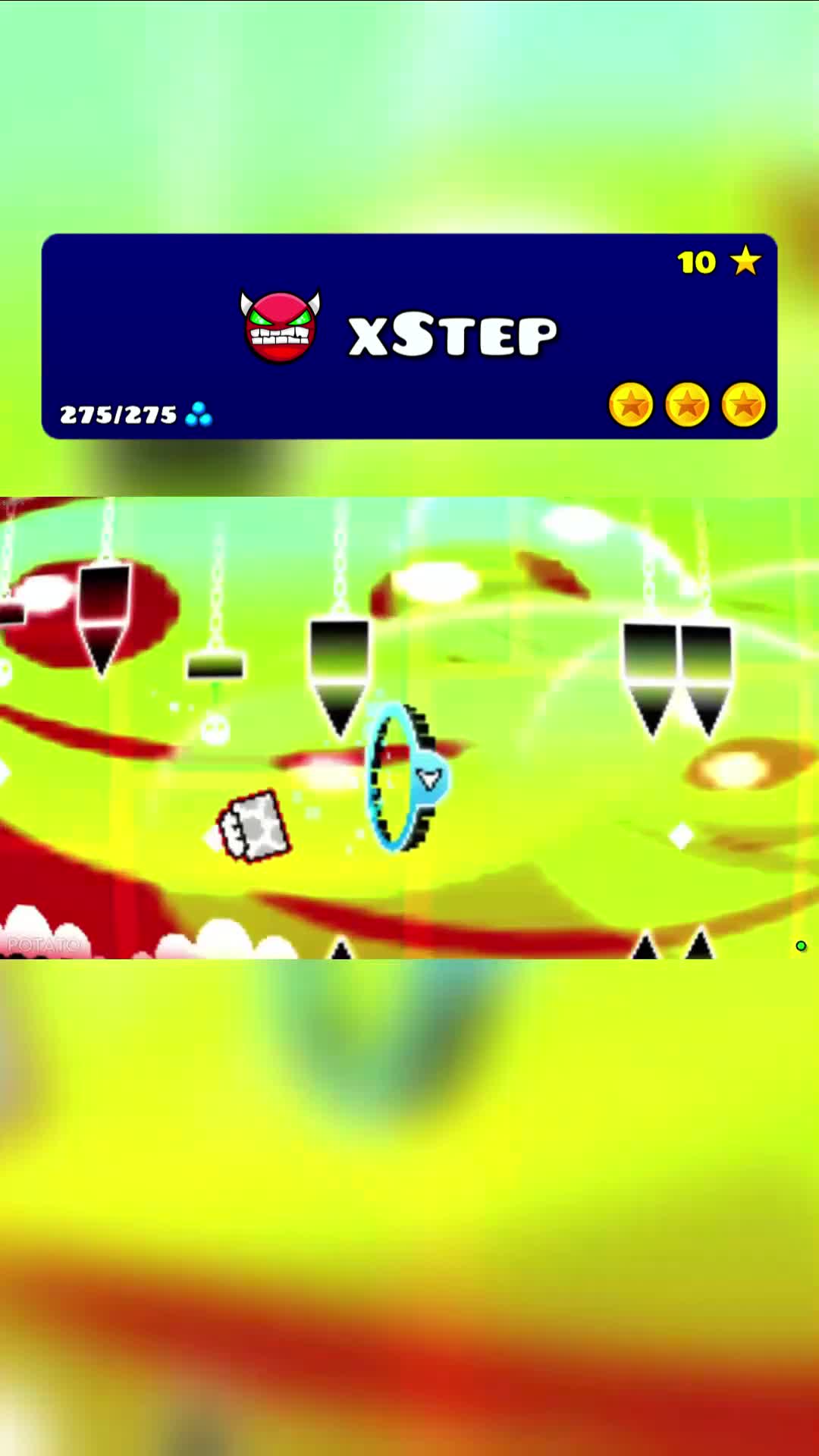 Cursed Geometry Dash #shorts #deluxe12