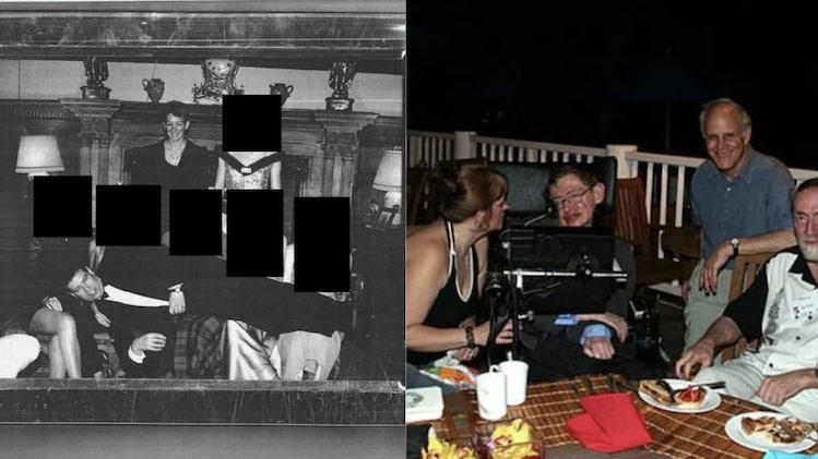 Epstein files: Ex-British royal Andrew Mountbatten seen in laps of 5 ...