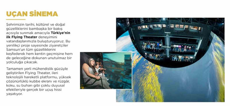 Türkiye’de ilk: 'Uçan sinema' ile ayaklar yerden kesilmeden Samsun ...