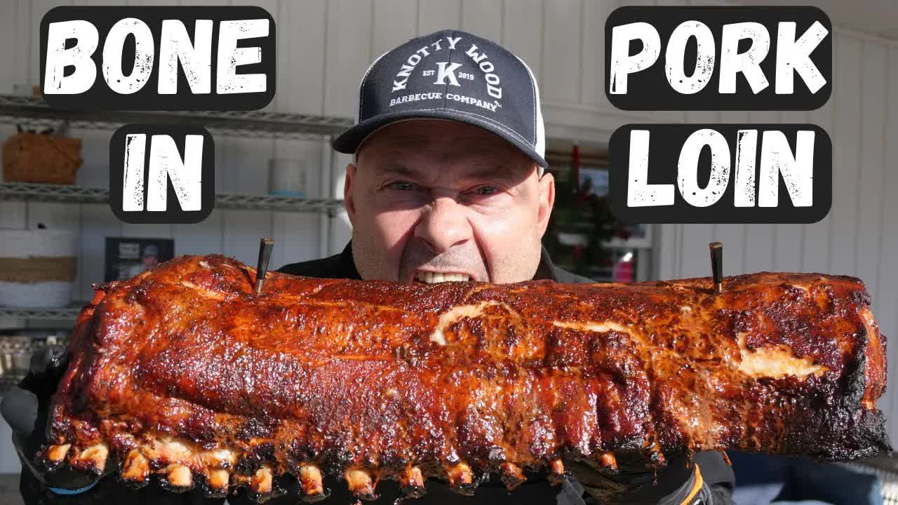 Bone-in whole pork loin | Cooking for 100 people