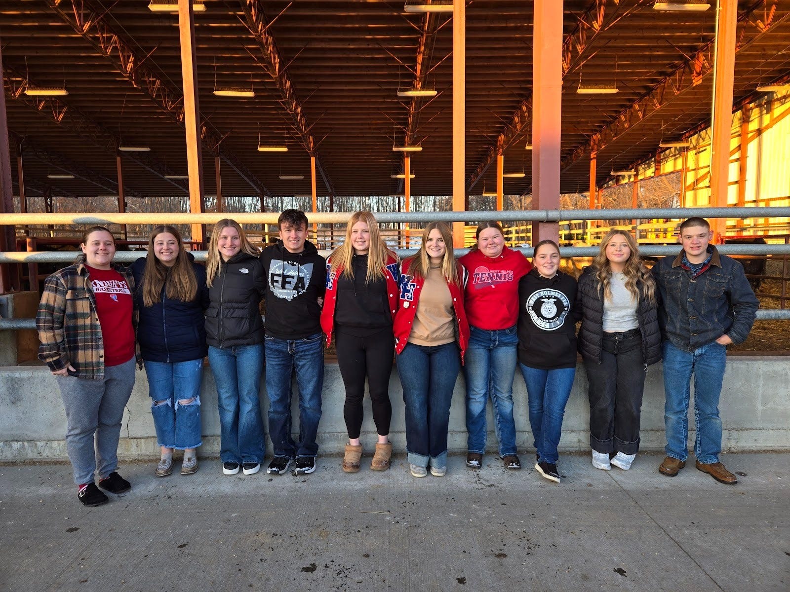 West Holmes FFA attends leadership night at ATI Ohio State campus