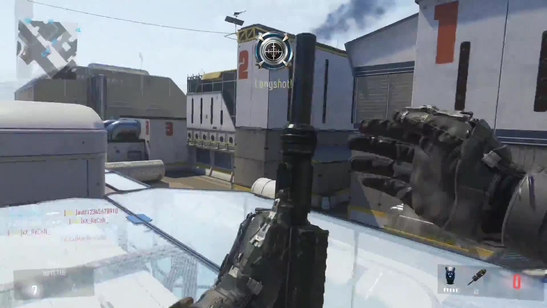 Call of Duty Advanced Warfare - Fighting off infected!