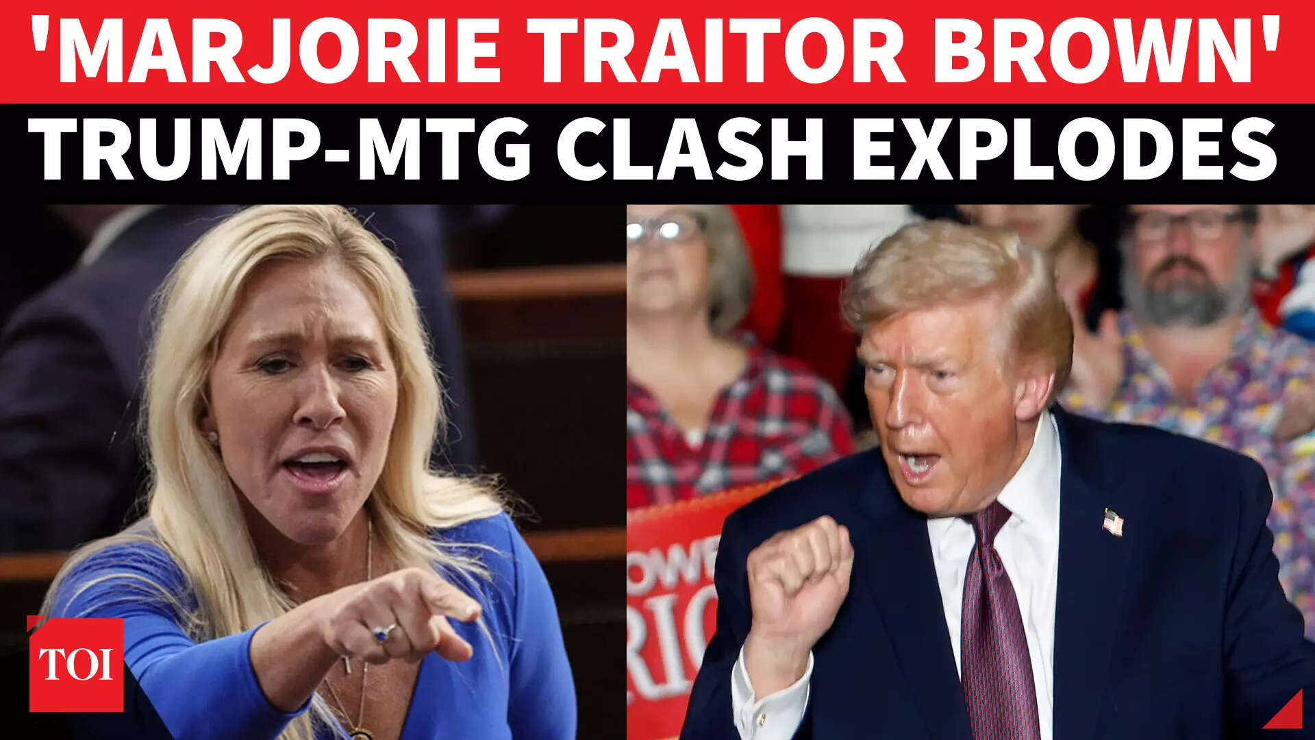 Trump picks nickname for MTG, then mimics 'Marjorie Traitor Brown ...