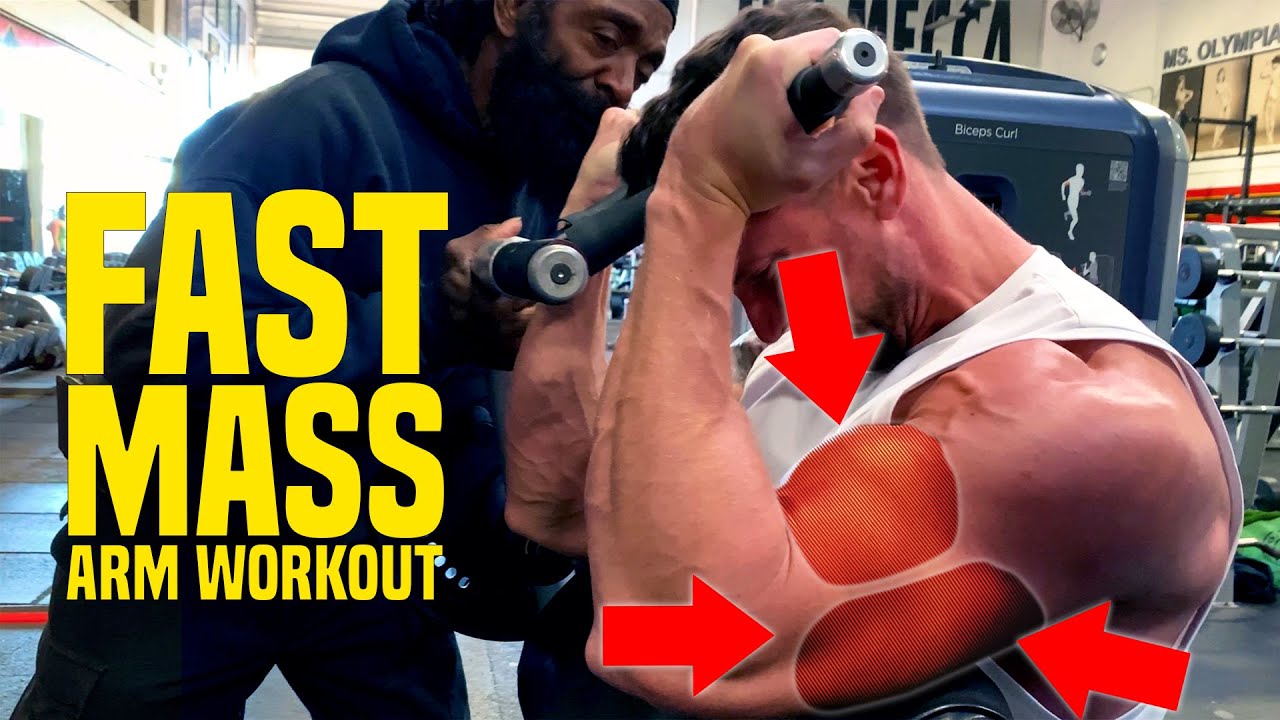 Superset arm workout with the godfather of bodybuilding