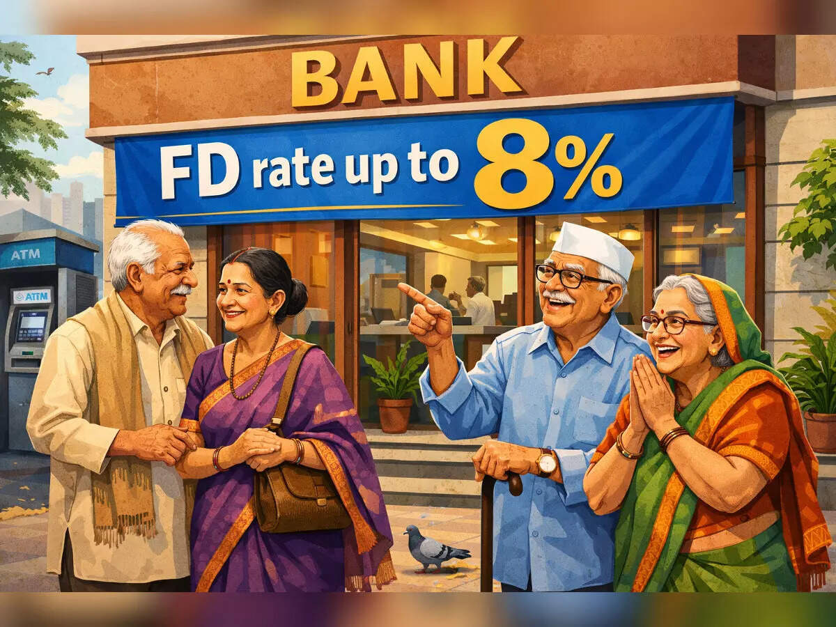 FD rate up to 8% for senior citizens investing for three years; know ...