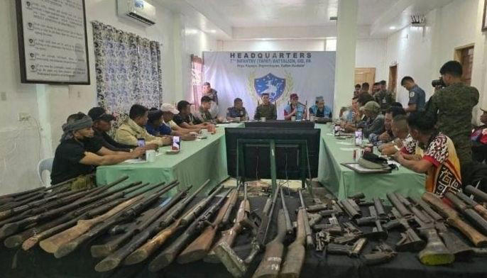 Sultan Kudarat residents surrender 36 firearms, grenades to Army