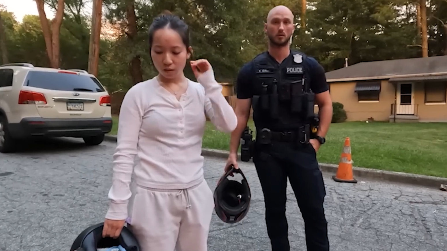 Stolen bike and no license - police tow leaves her with no way home