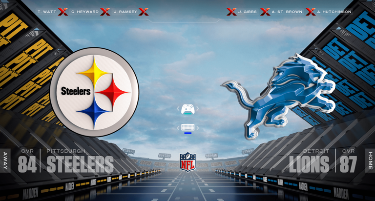 Watch: Lions vs. Steelers preview, Madden 26 simulation