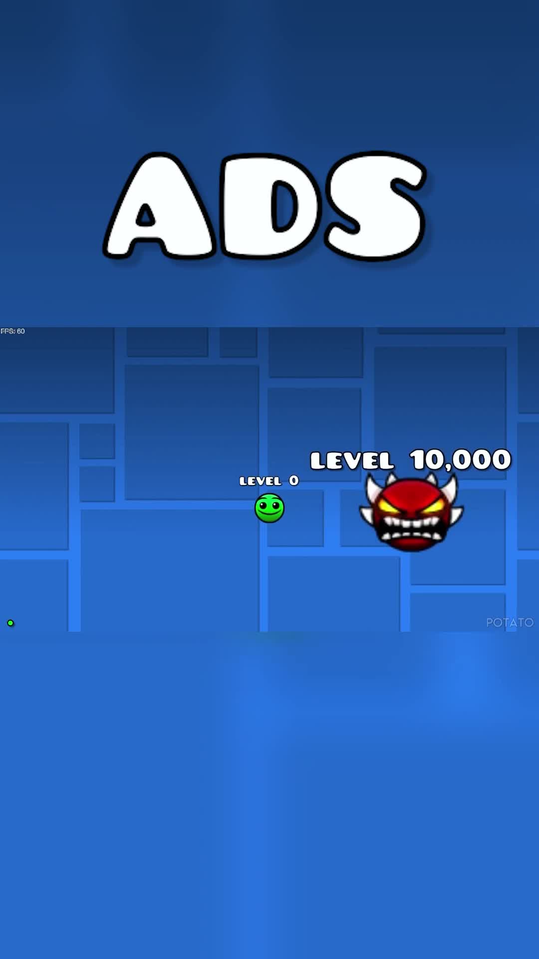 Geometry Dash cringe ad be like #shorts