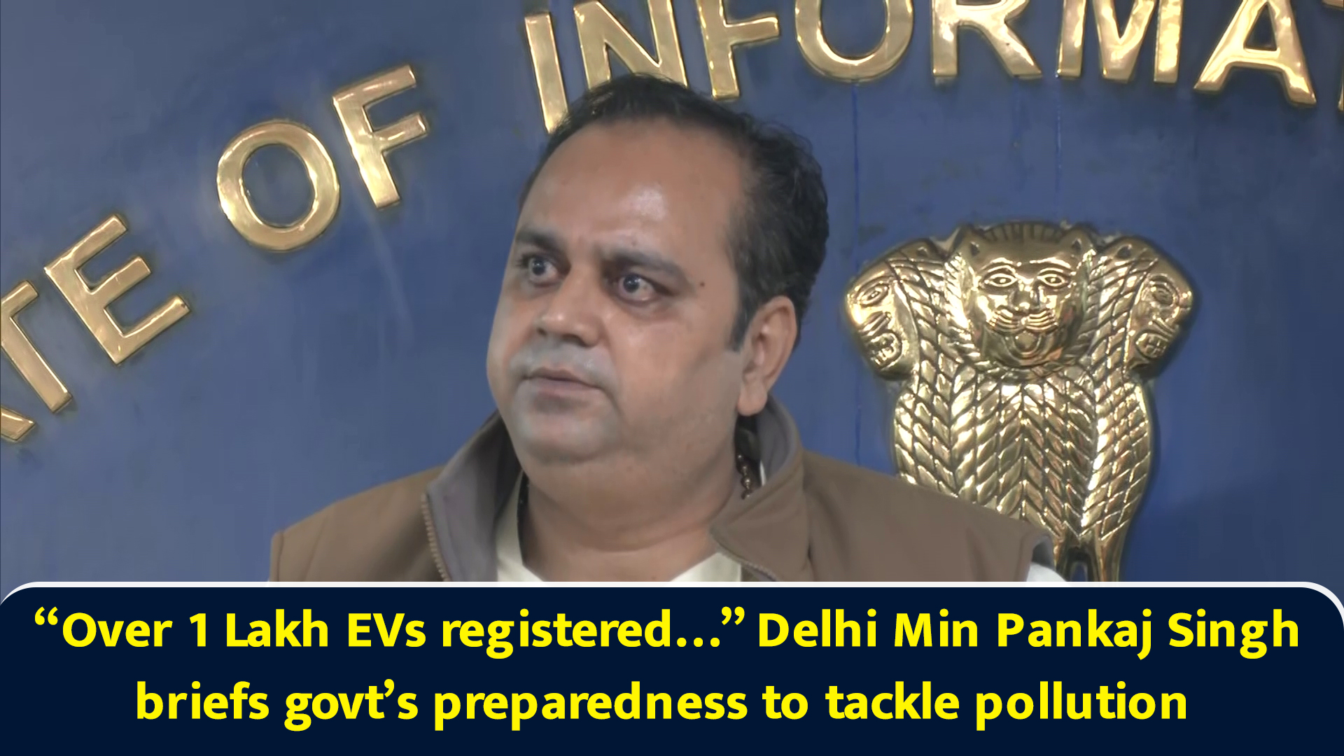 Over 1 lakh EVs registered... Delhi min Pankaj Singh briefs govt’s ...