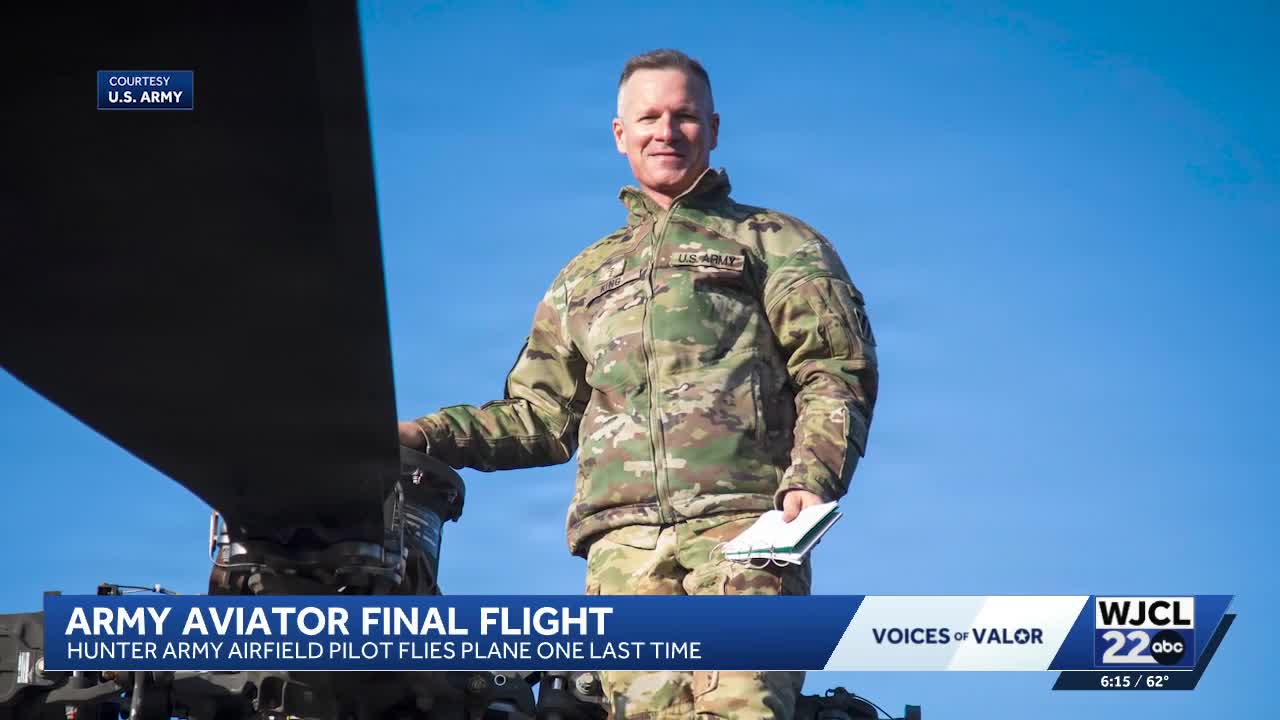 Hunter Army Airfield pilot marks final flight after 19 years of service