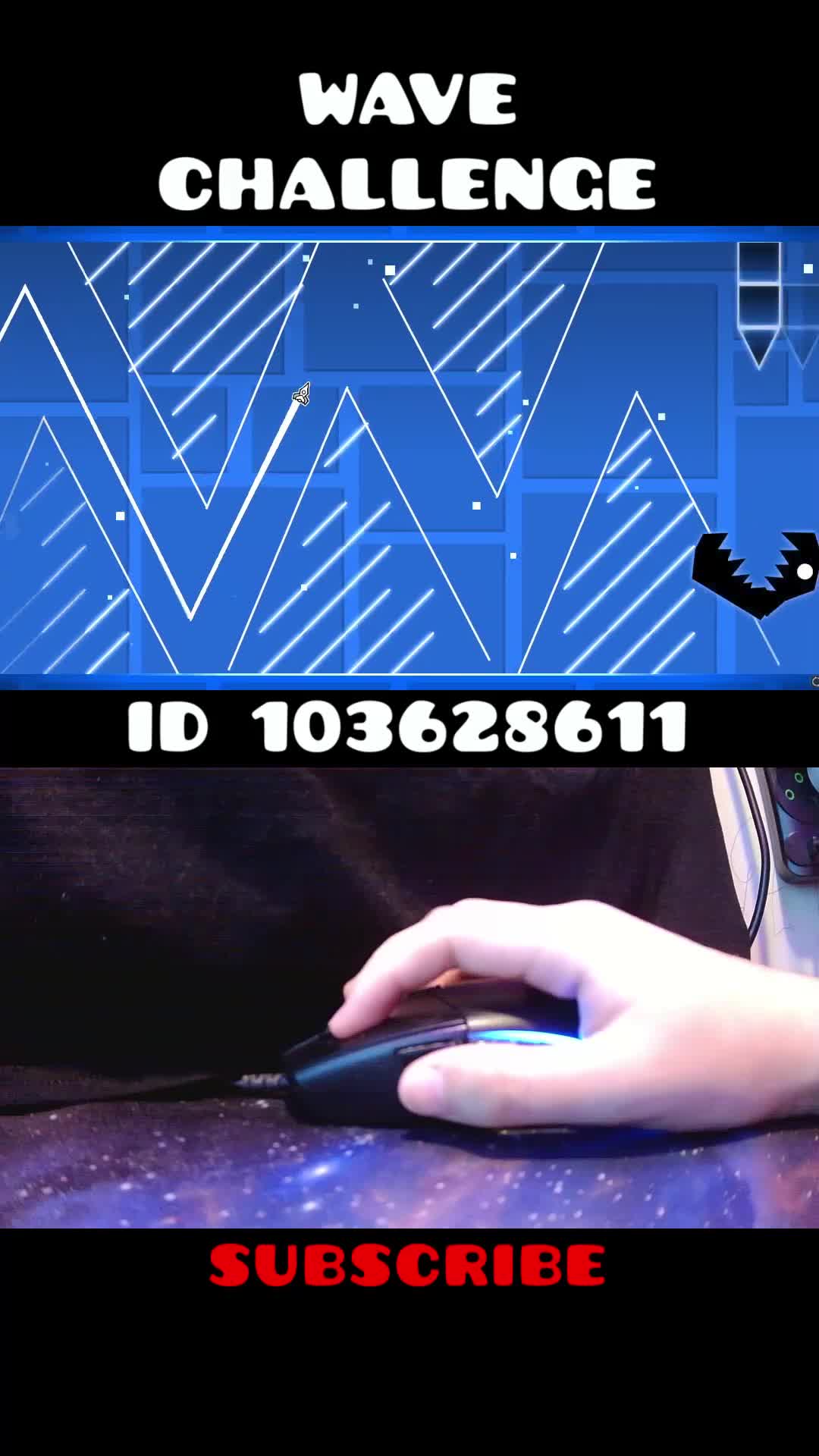 Wave challenge Geometry Dash 2.2 #shorts #deluxe12