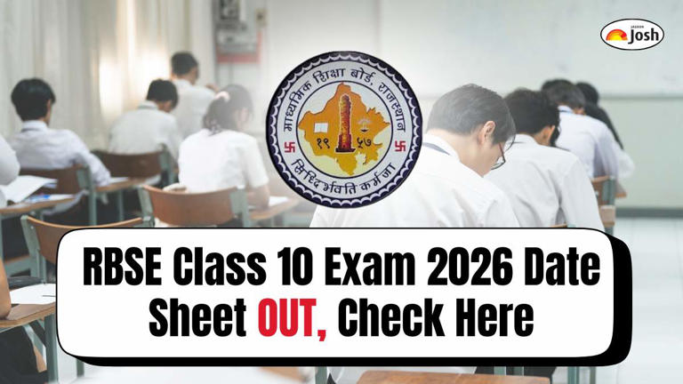 RBSE 10th date sheet 2026: Download Rajasthan Board class 10 exam time ...