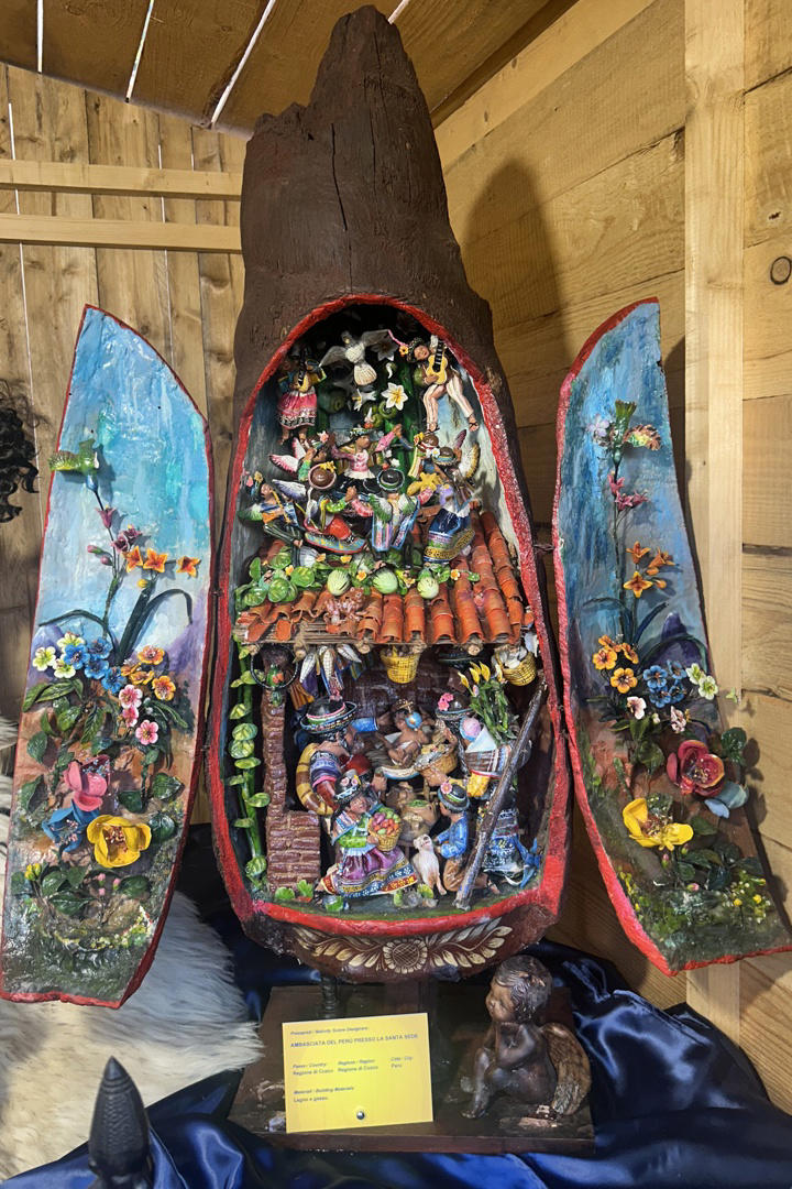 Los pesebres latinoamericanos llenan de color la Plaza de San Pedro del ...