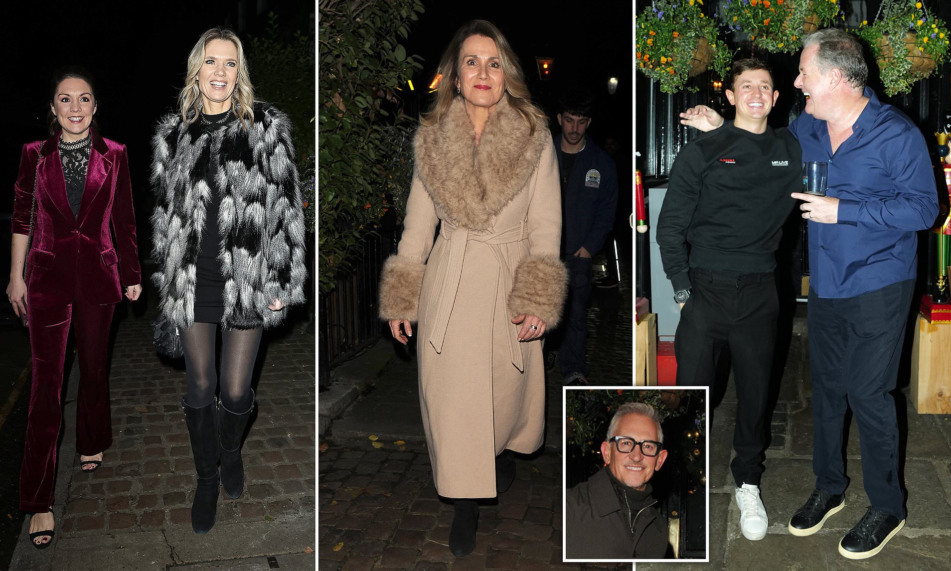 Piers Morgan reunites with his former GMB co-stars at star-studded ...