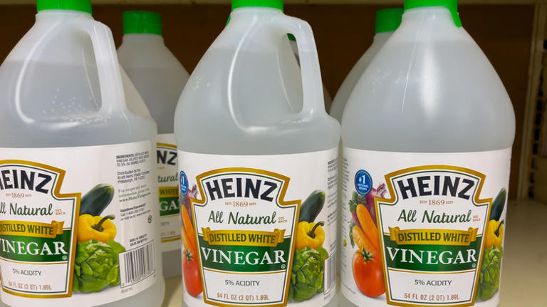 This is hands-down the best type of vinegar to clean blueberries with