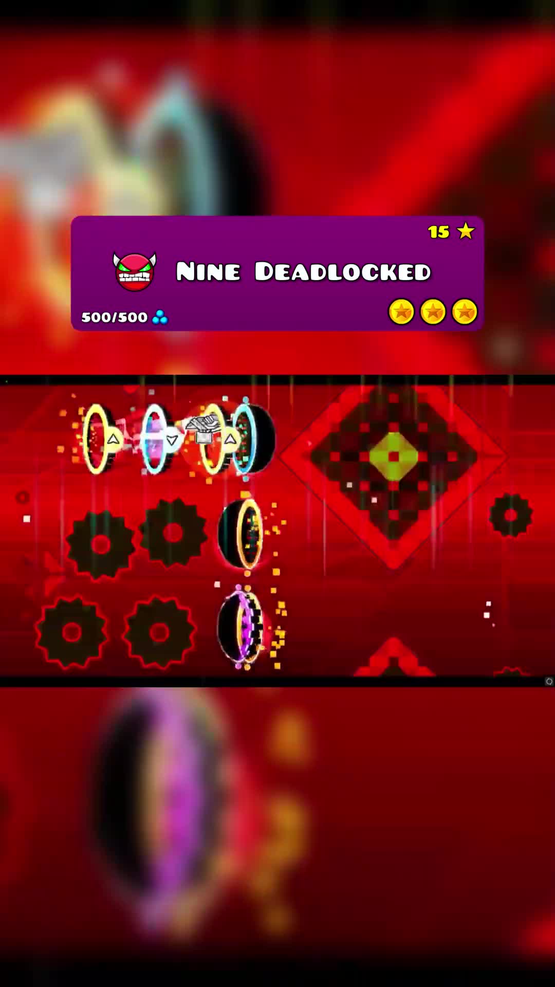 Deadlocked remake - Geometry Dash 2.2 #shorts #gd #deluxe12