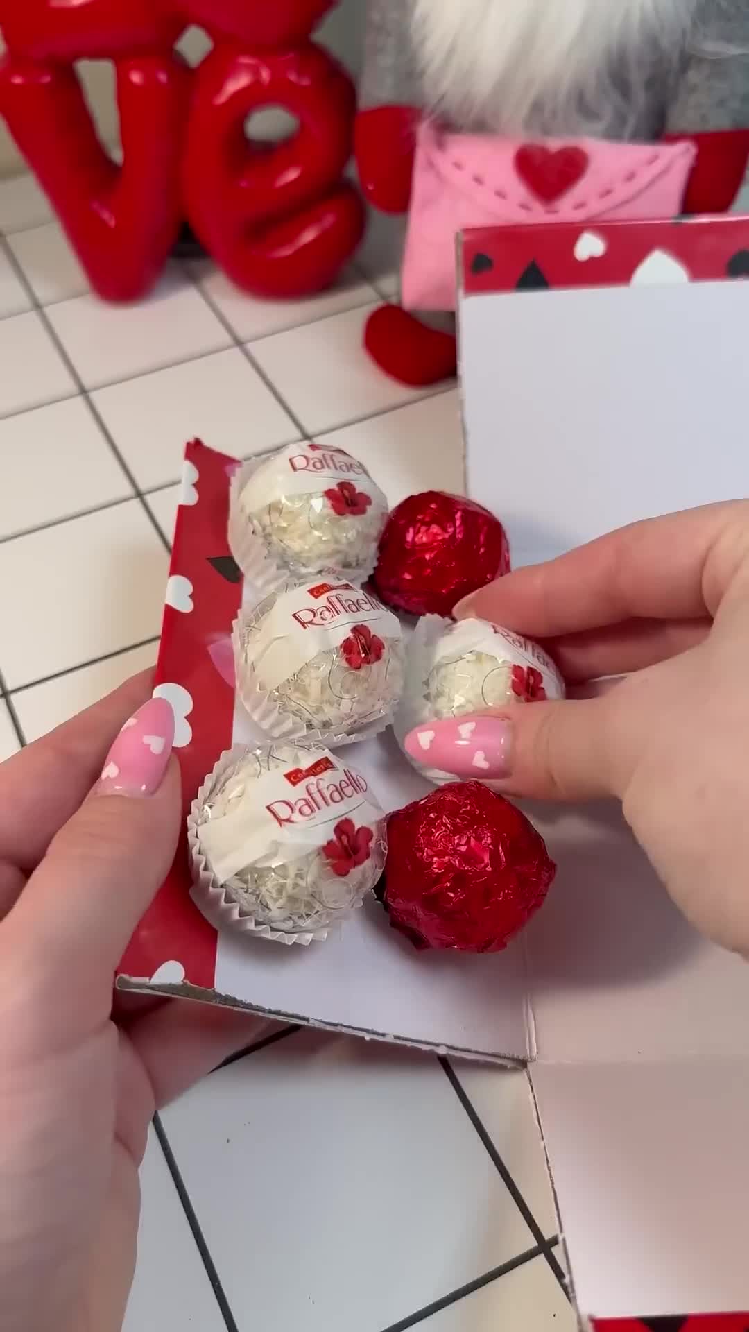 ASMR Valentine candy box: Tingly & sweet DIY gift! ️