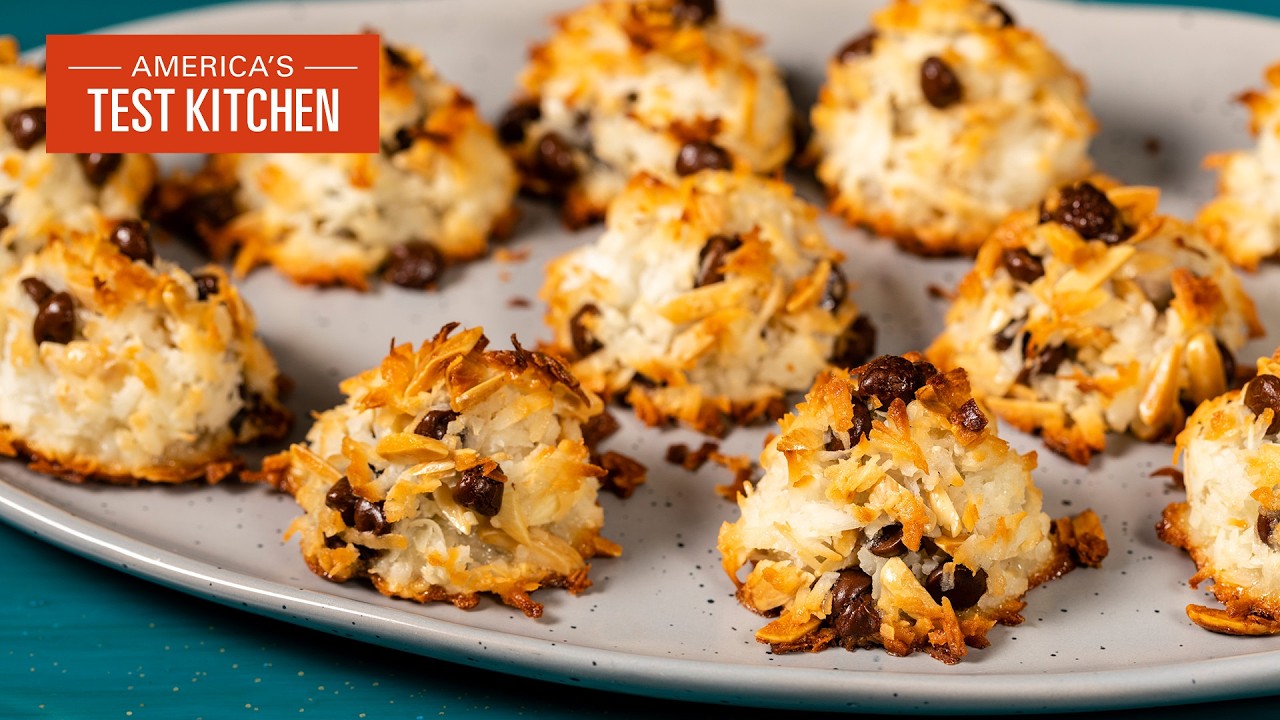Easy coconut chocolate chip macaroons