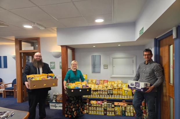 Foodbank receives donation of nearly 600 meals from local estate agent