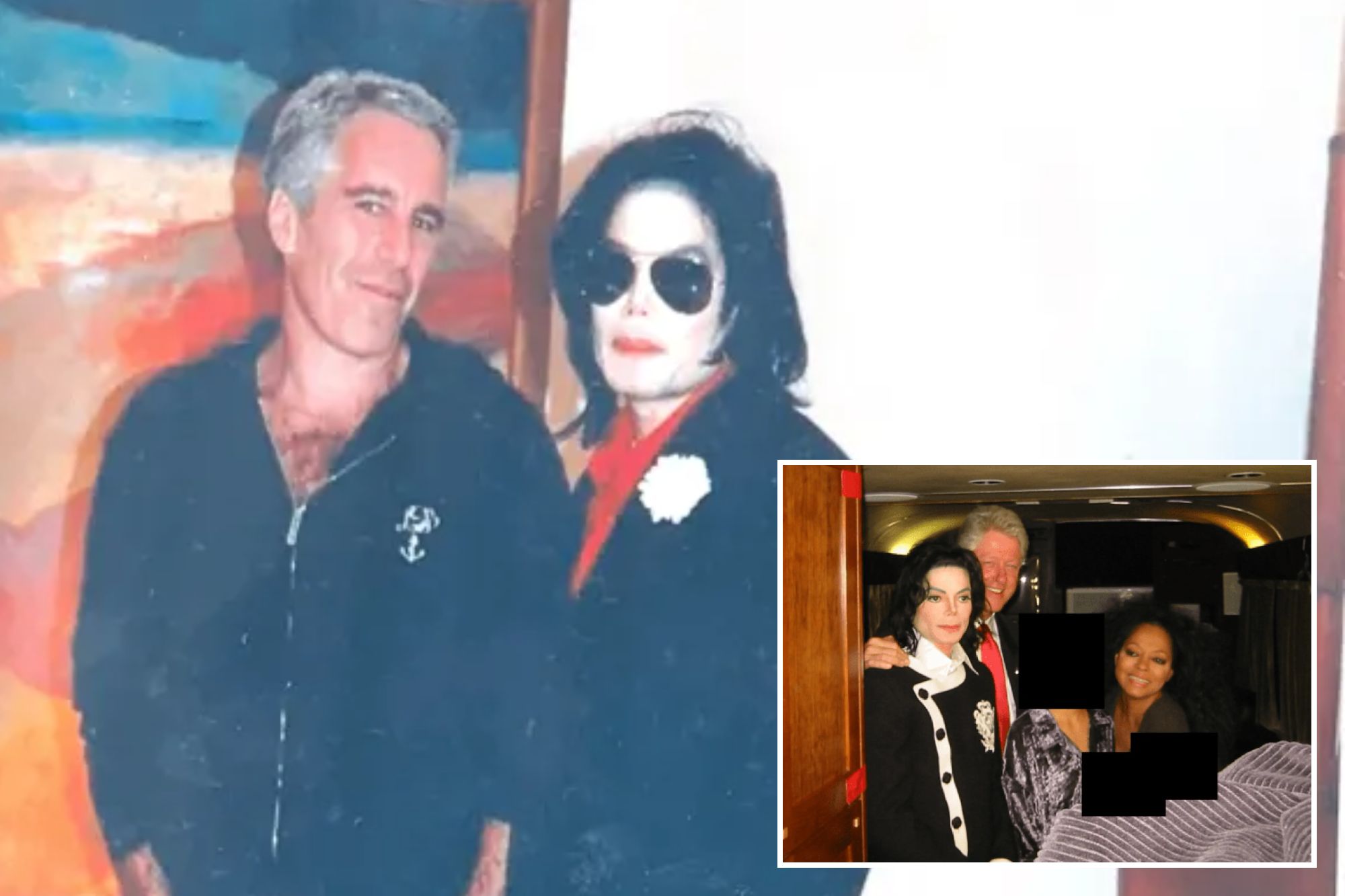 Jeffrey Epstein pictured with pop legend and alleged pedophile Michael ...