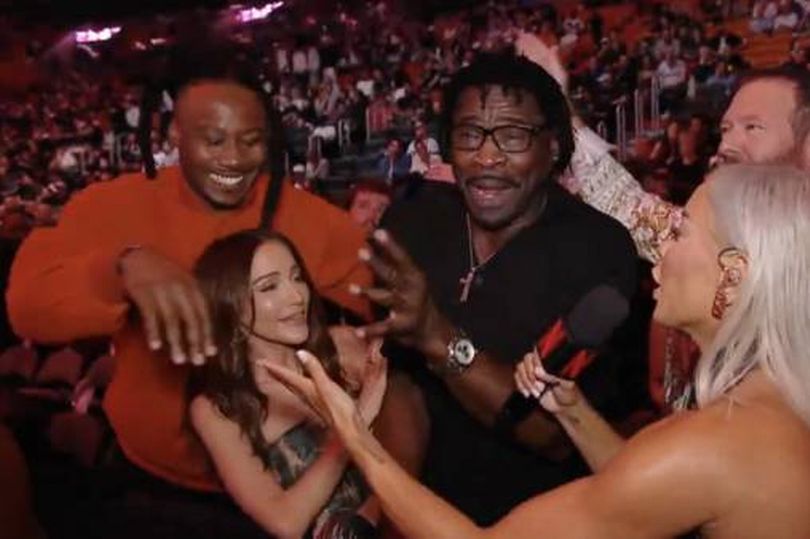Kay Adams told Michael Irvin 'stop it' in awkward moment live on Netflix